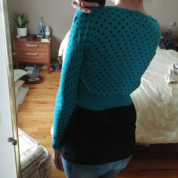 Papaya | Sweaters | Cute Cropped Teal Sweater Papaya Sz S | Poshmark